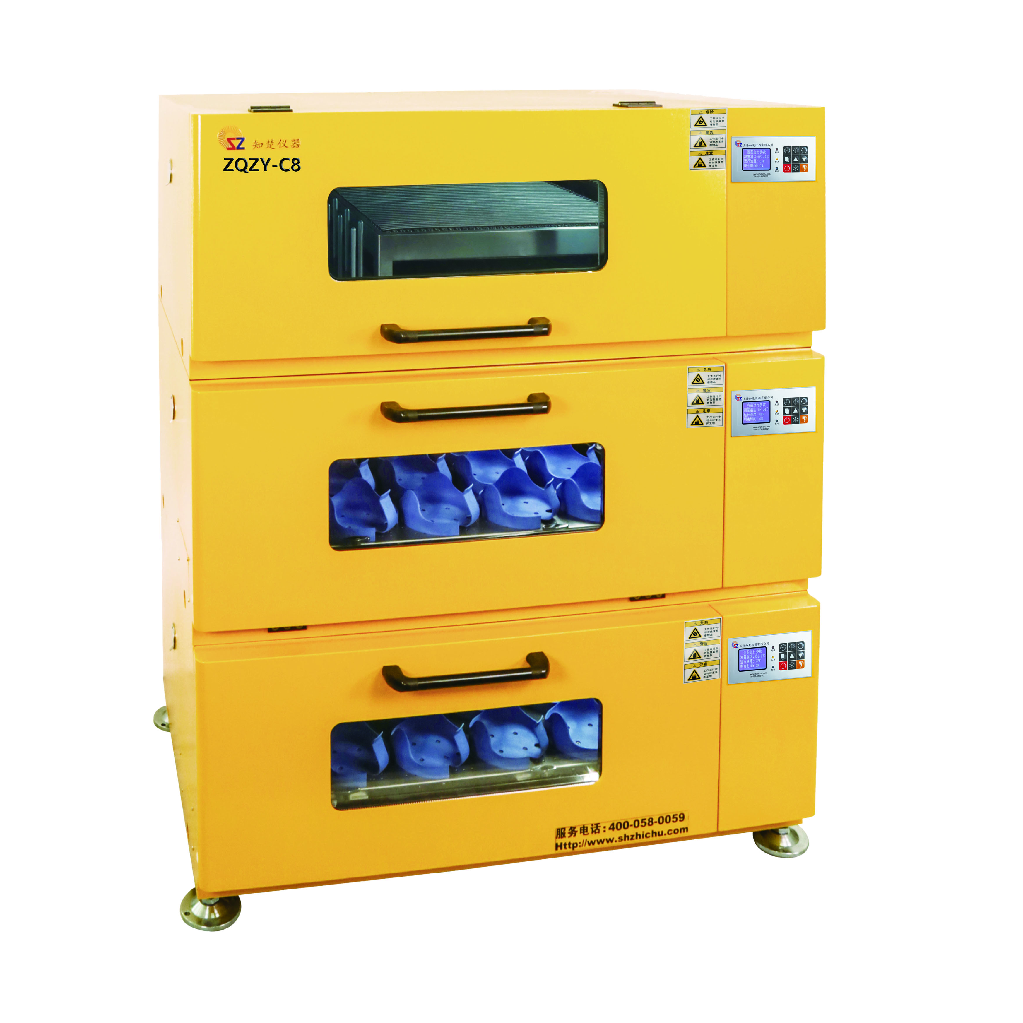 组合式全温振荡培养箱ZQZY-C8 - 上海知楚通用设备发展有限公司